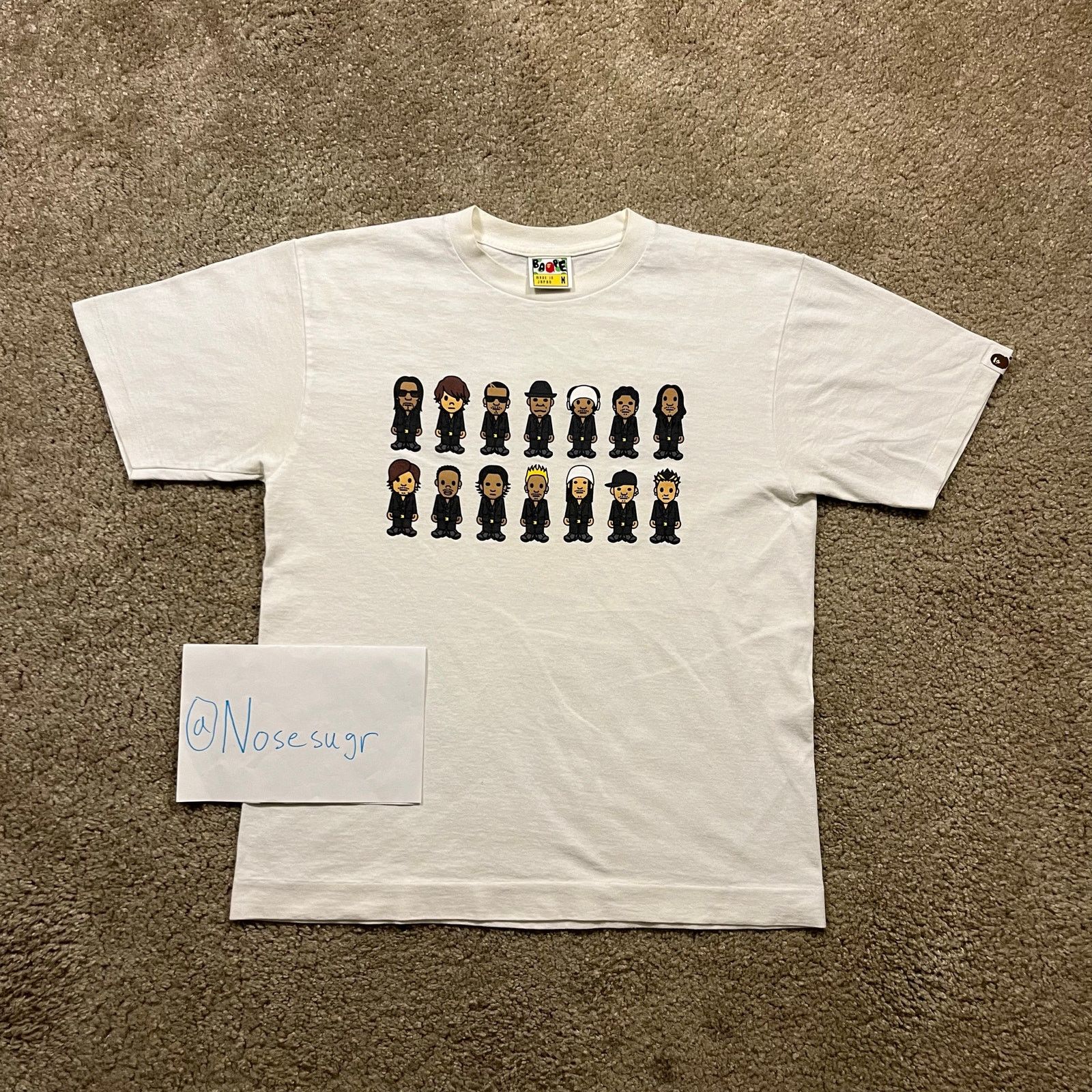 Bape × Nigo Authentic Bape 2000's Exile ID Tee M | Grailed