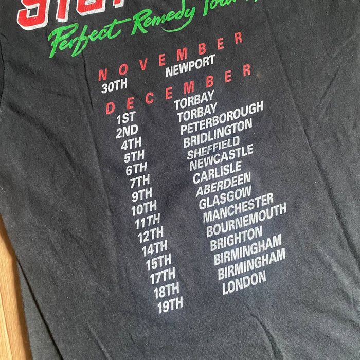 Vintage Rare original Vintage 1989 Status Quo Tour T shirt | Grailed