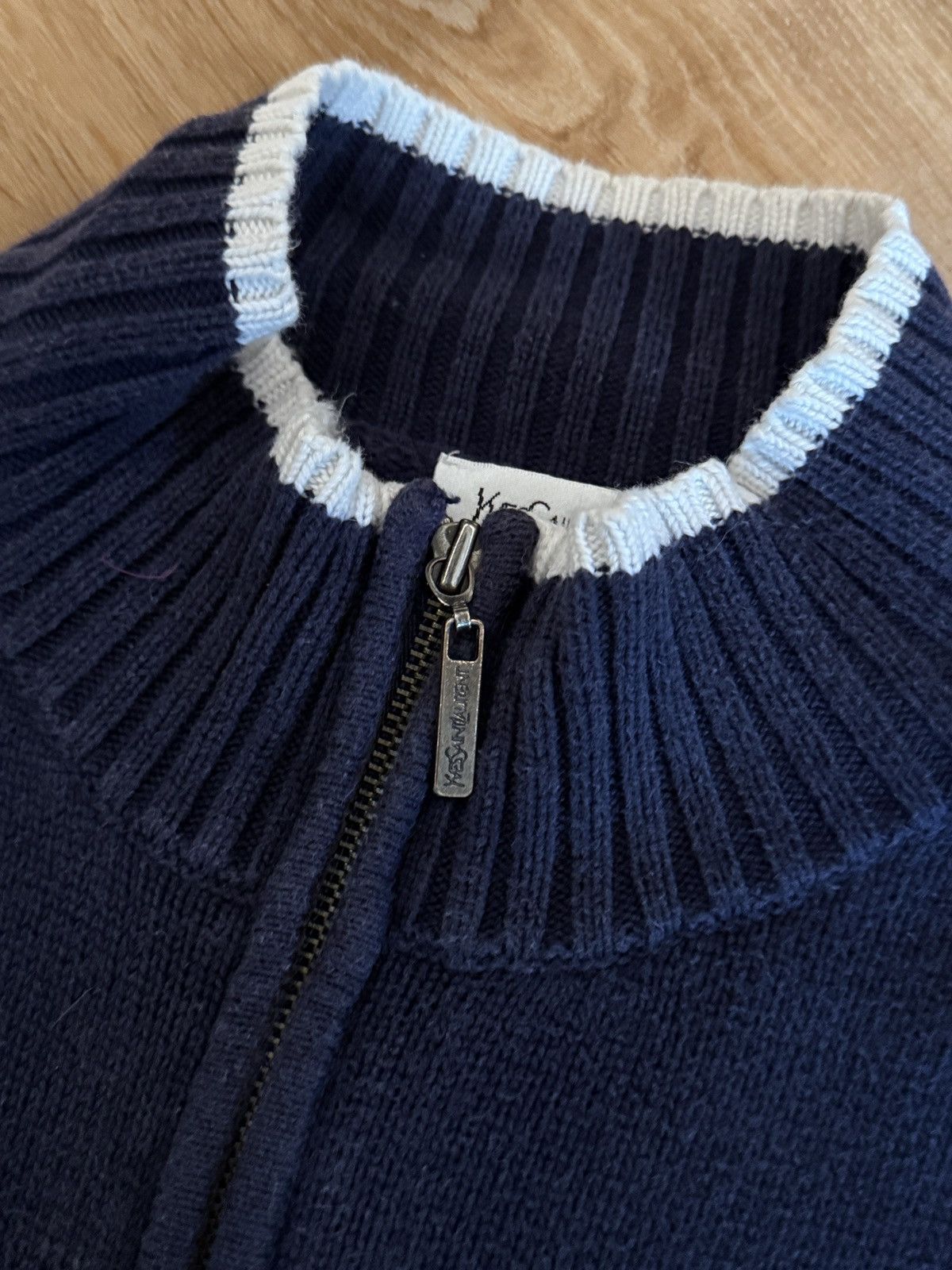 Yves Saint Laurent Vintage YSL Zip Up Sweater | Grailed