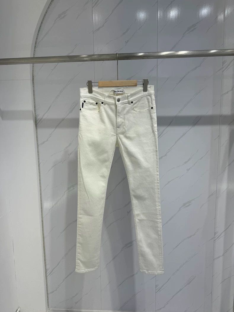 Balenciaga Balenciaga Basic White Denim Jeans - dmc | Grailed