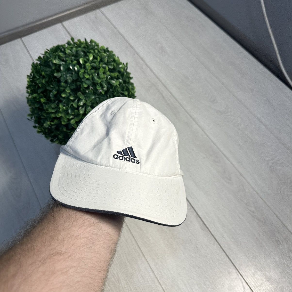 Adidas Adidas vintage white cap 90s streetwear y2k style hype item ...