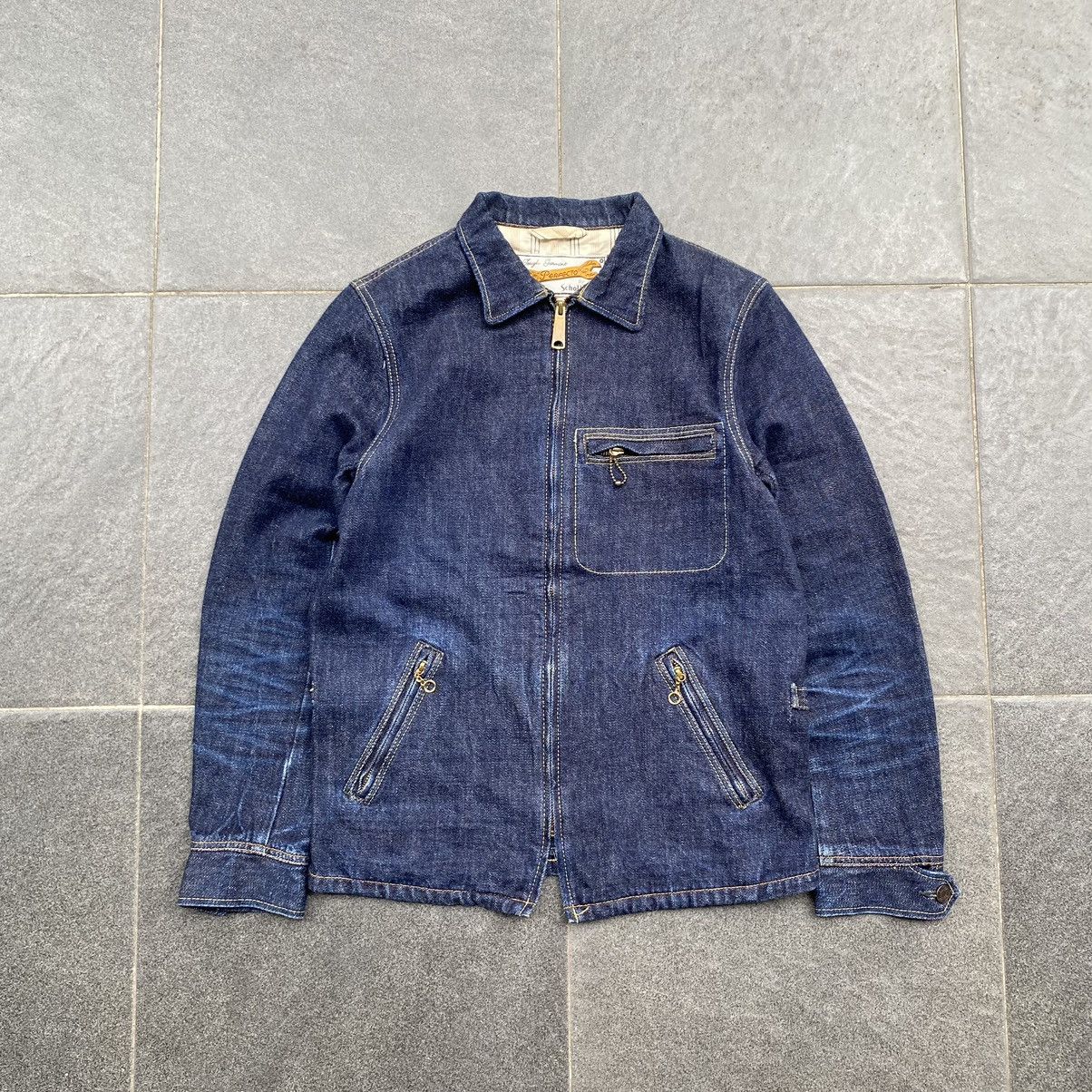 Denim Jacket × Schott × Vintage 90s Perfecto by Schott Nyc Selvedge Zip ...