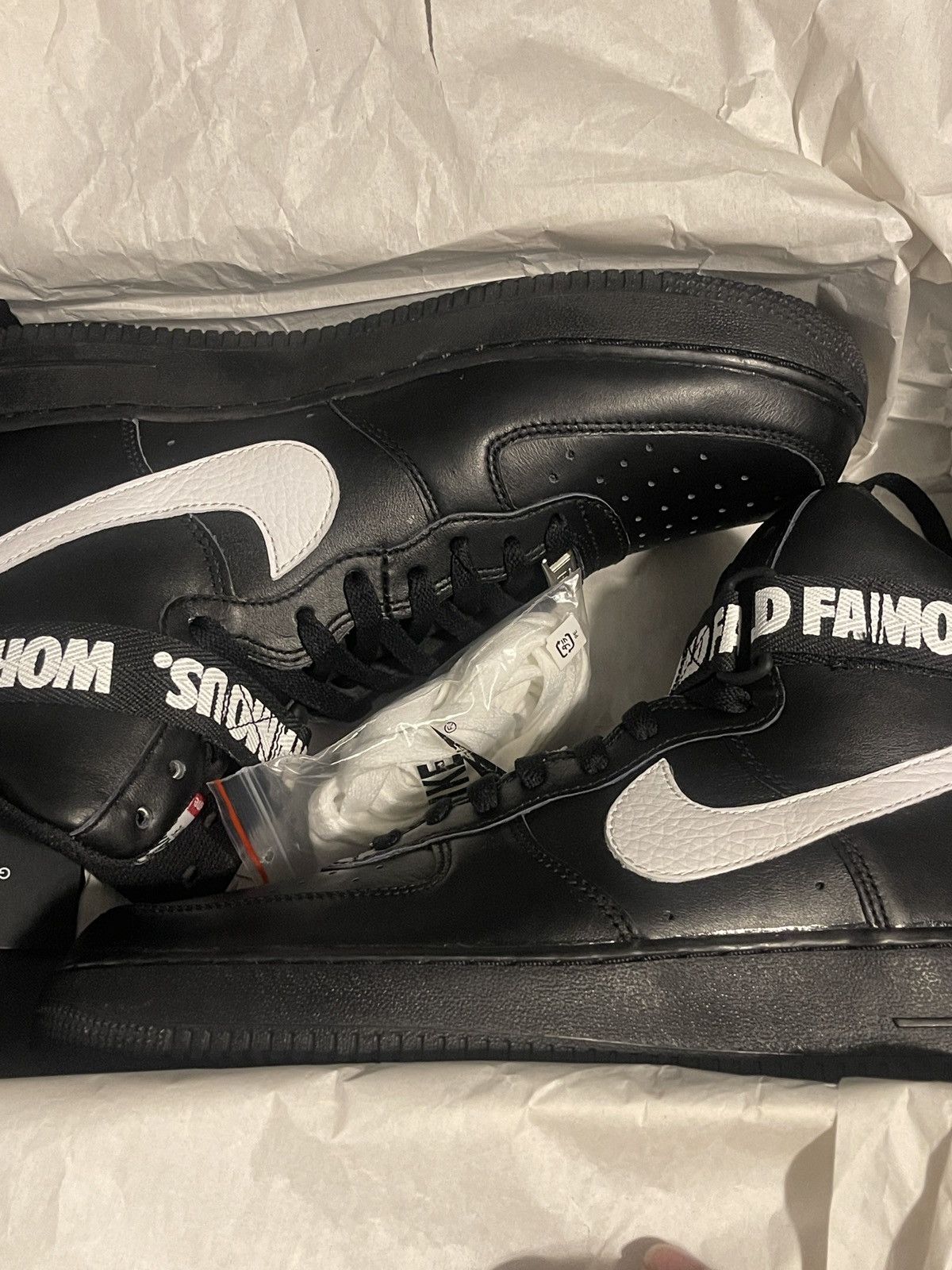 Nike × Supreme Supreme Air Force 1 High ‘Black’ | Grailed