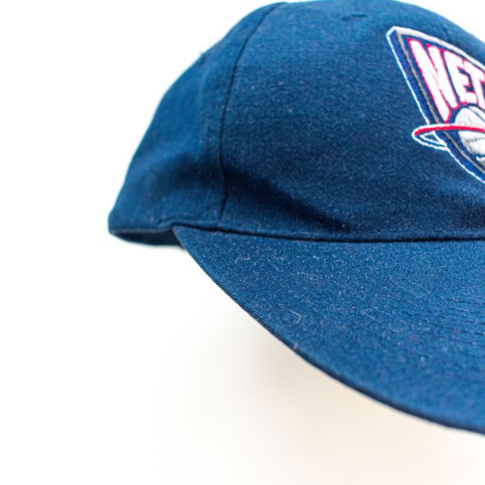 Vintage New Jersey Nets Logo Snap Back Hat Y2K Basketball Retro NBA ...