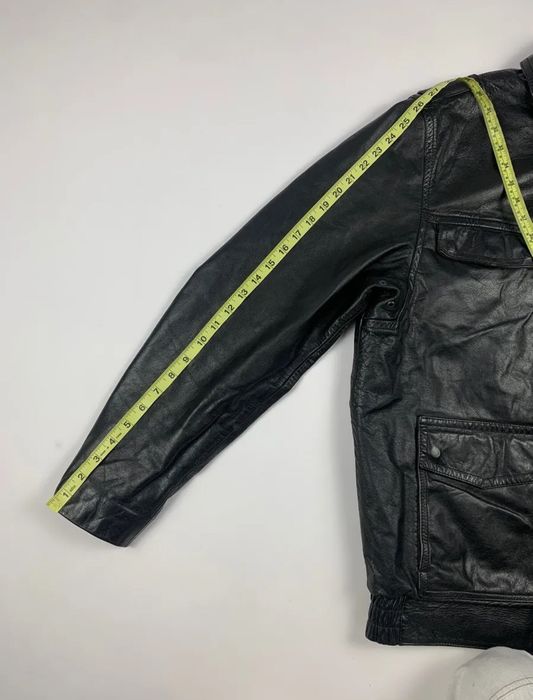 Vintage Polizei Leather Jacket German Police 1990’s | Grailed