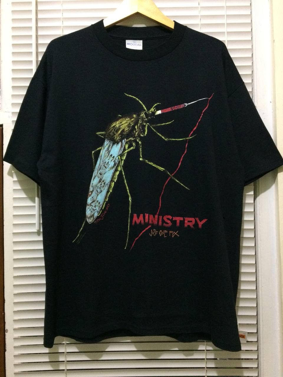 Vintage Very Rare Vintage 90s Ministry Just One Fix Tour Pushead | Grailed