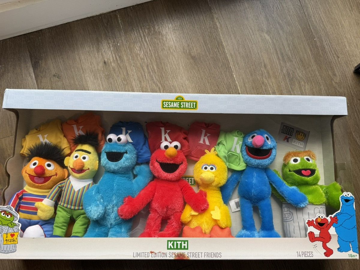 Kith Kith for Sesame Street Plush Set | Grailed