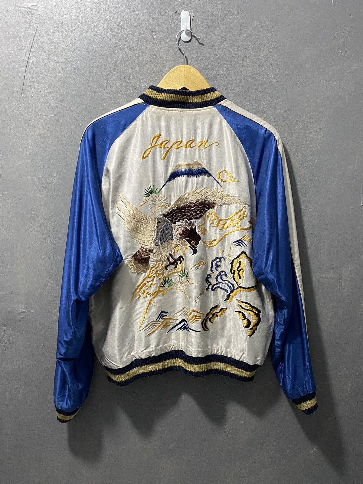 Japanese Brand Tailor Toyo Japan Map and Flying Eagle Souvenir Jacket ...