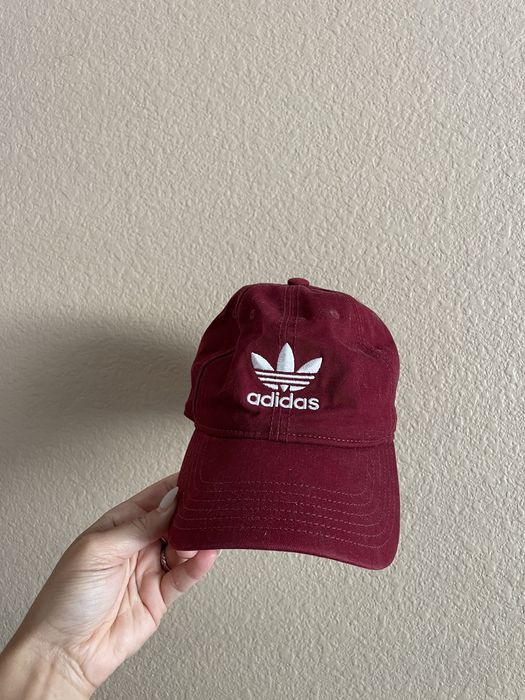 Adidas Red Adidas Hat | Grailed