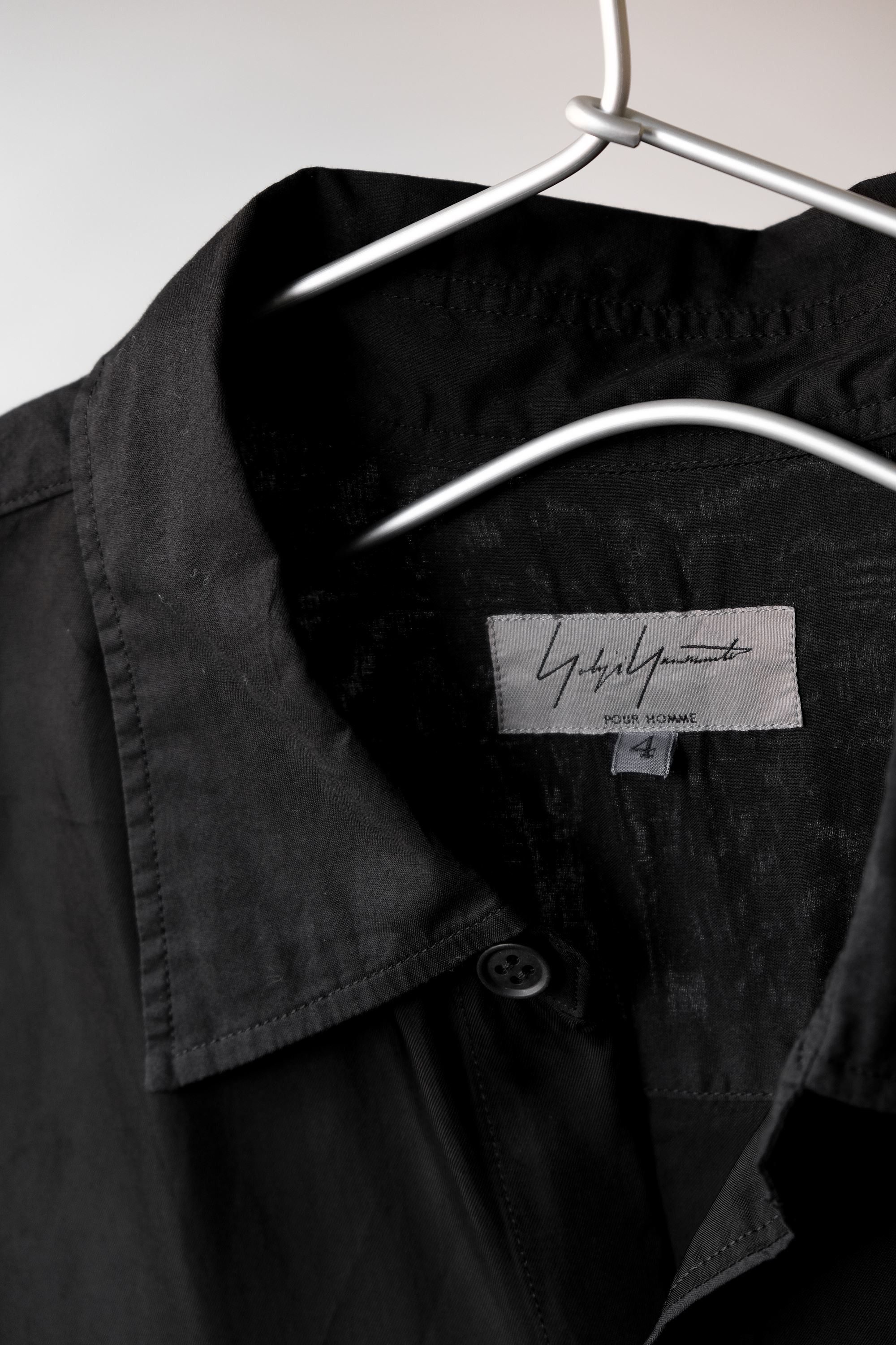 Yohji Yamamoto Yohji Yamamoto Pour Homme Back Side Button Up Shirt ...
