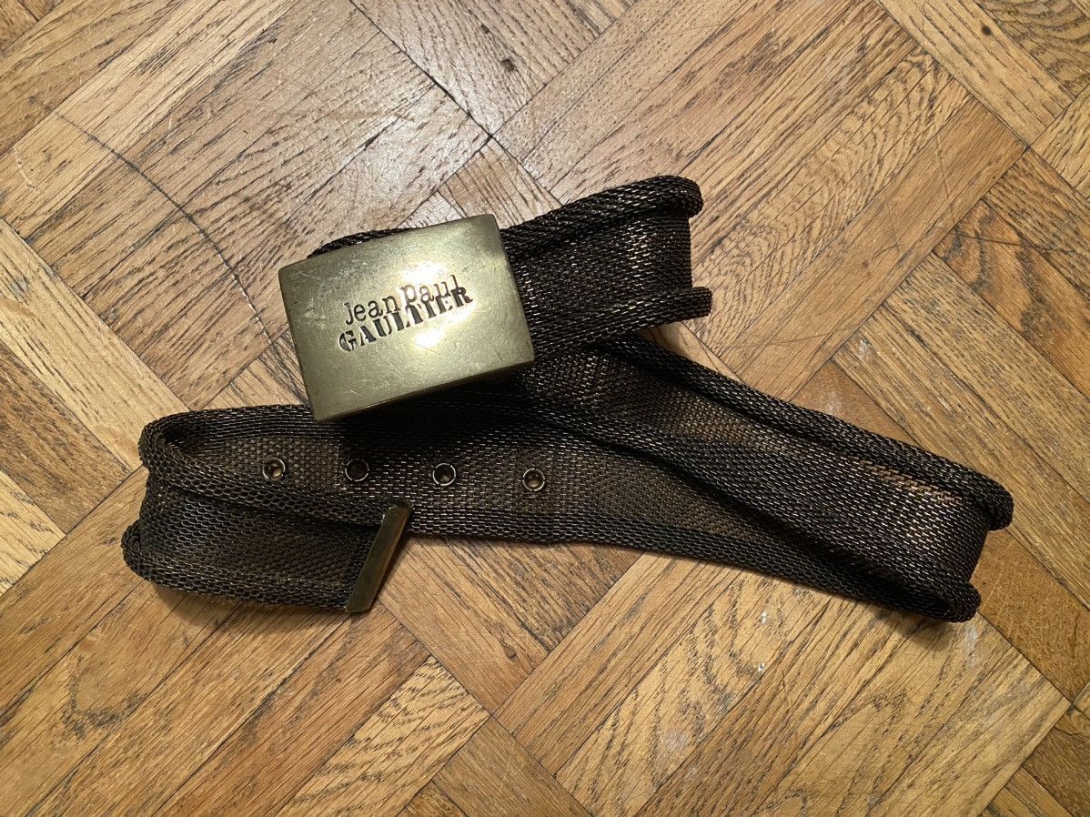 Jean Paul Gaultier Jpg iron mesh belt | Grailed