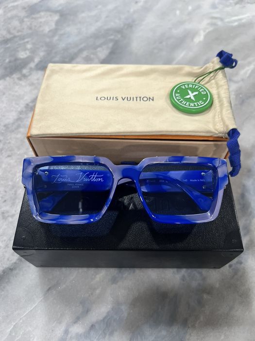Louis Vuitton Louis Vuitton Millionaire 1.1 Transparent Blue Sunglasses ...