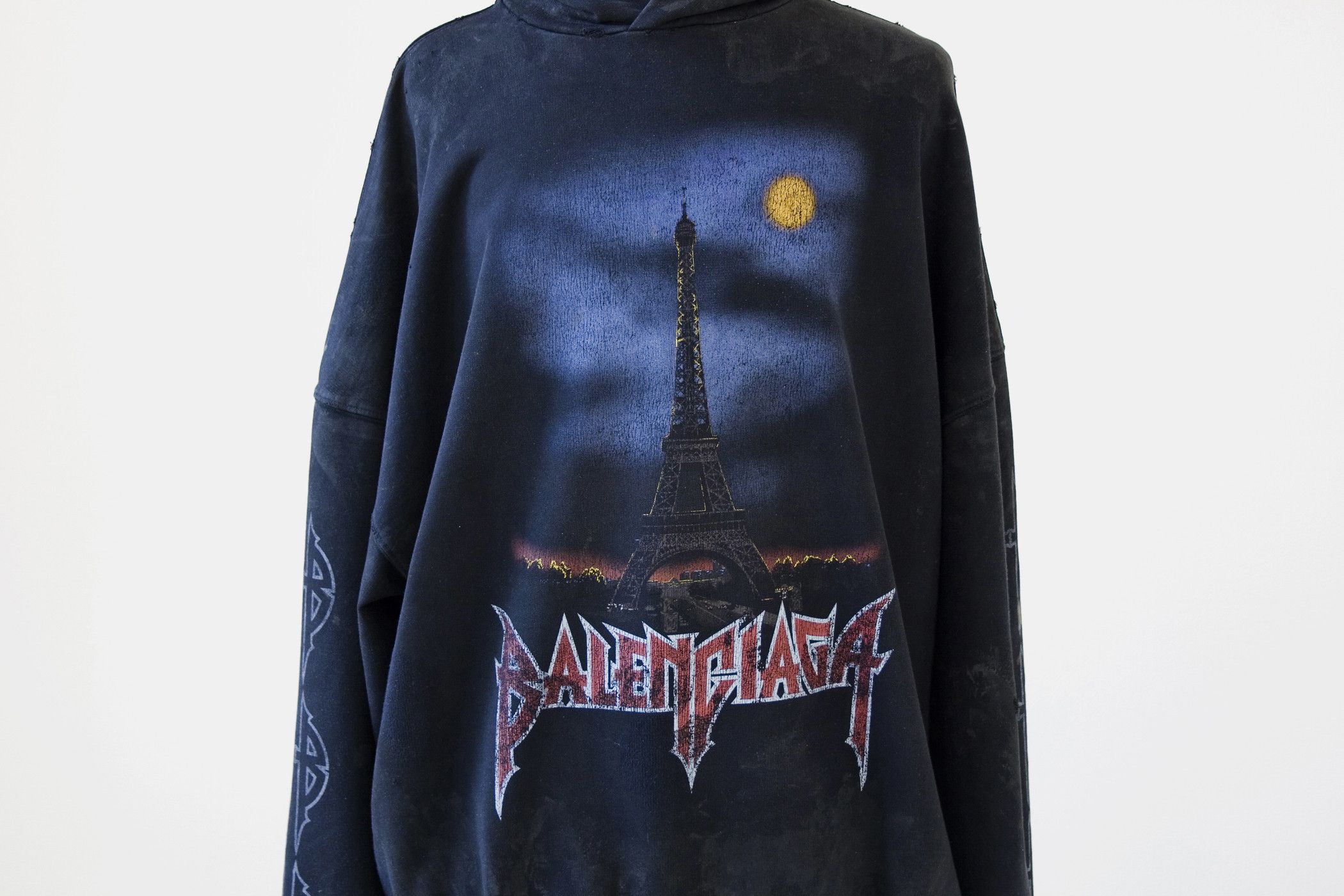 Balenciaga Balenciaga Paris moon hoodie | Grailed