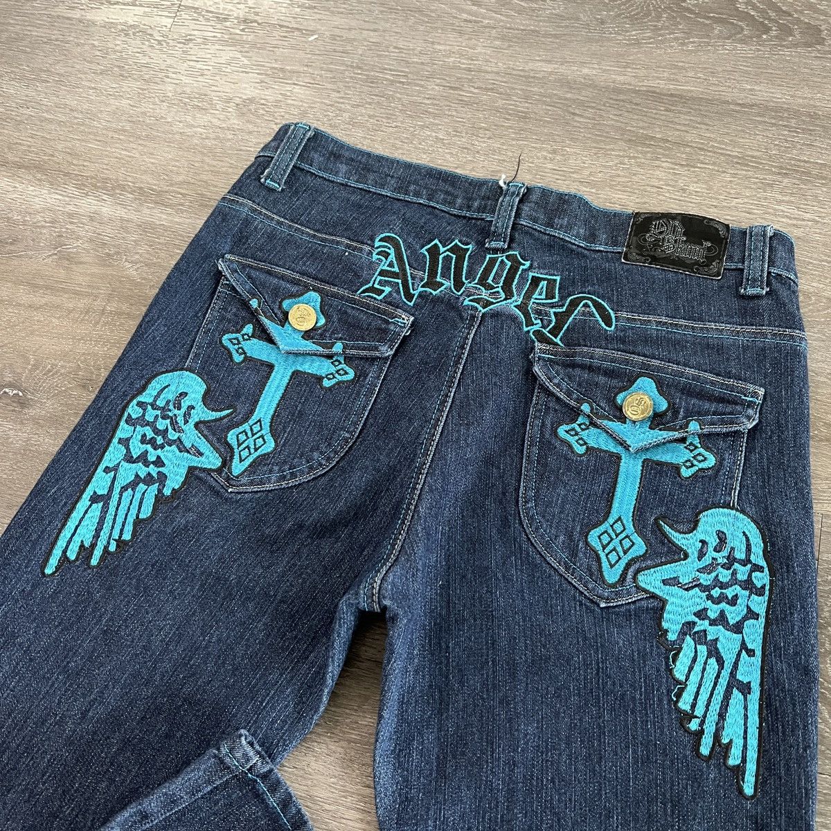Affliction × JNCO × Vintage Crazy Vintage Affliction style Angel ...