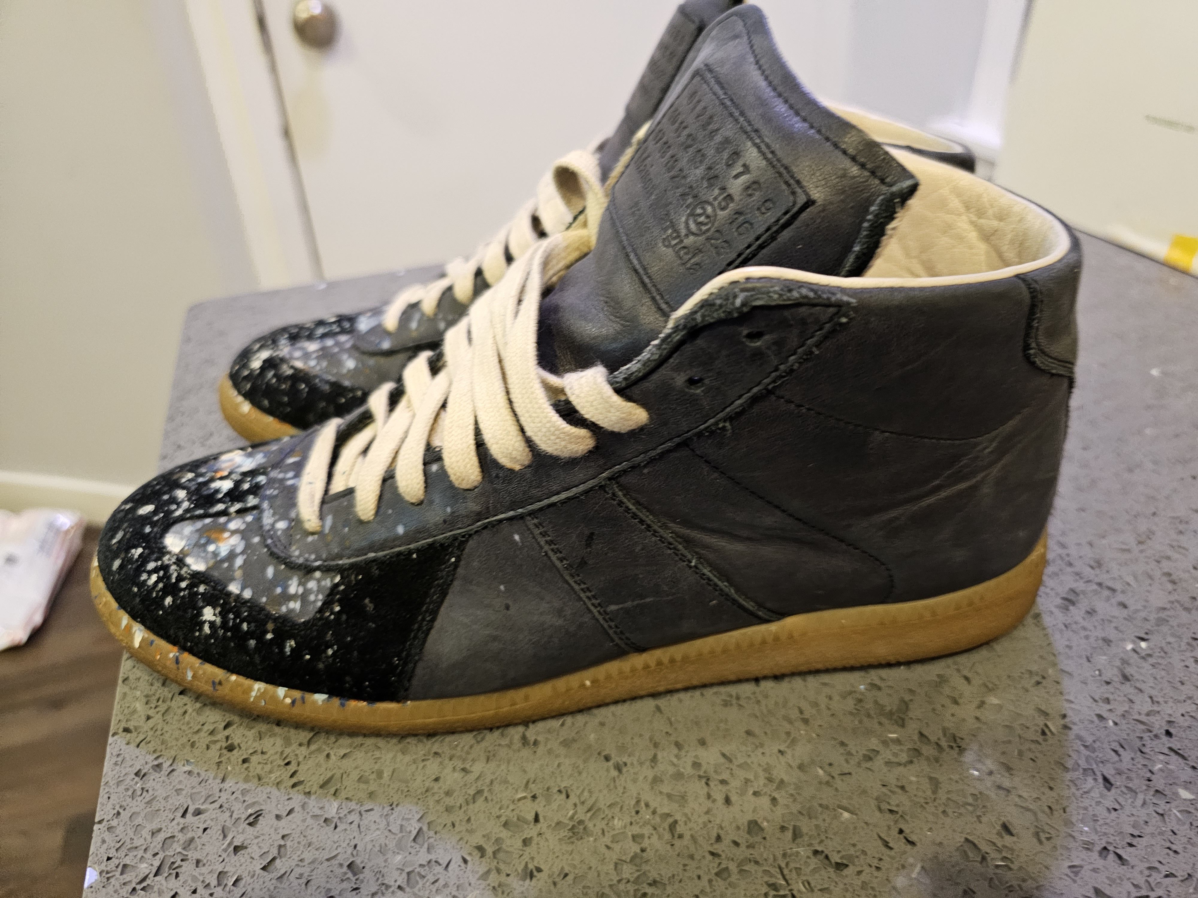 Maison Margiela Maison Margiela Paint Splatter Shoe Size Italy 42 ...