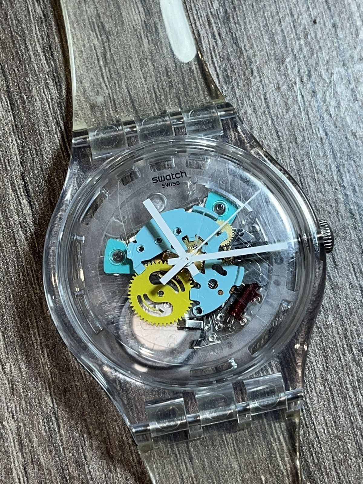 Swatch Swatch Transparent Watch | Grailed