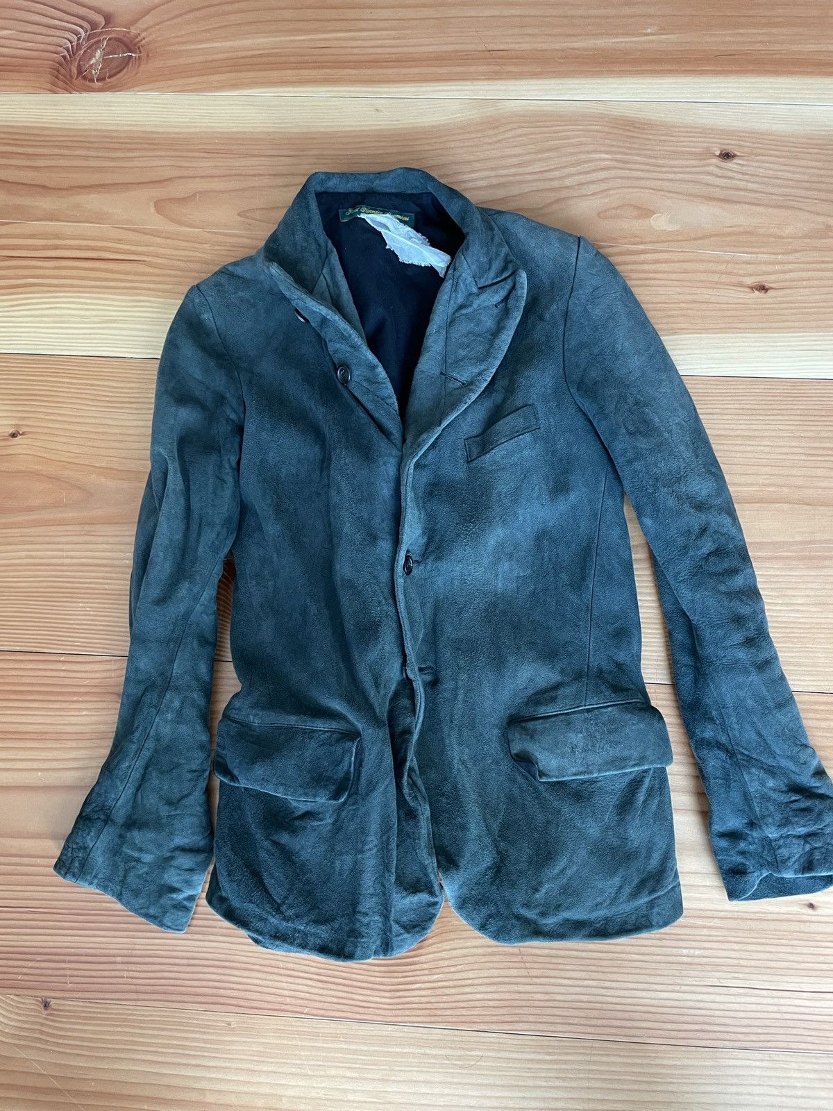 Paul Harnden Shoemakers Rare mint condition suede green/grey PH leather ...