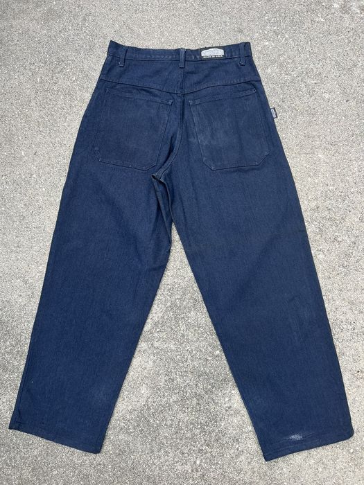 Vintage Vintage 90s Interstate Usa Dark Blue Denim Baggy Jeans | Grailed