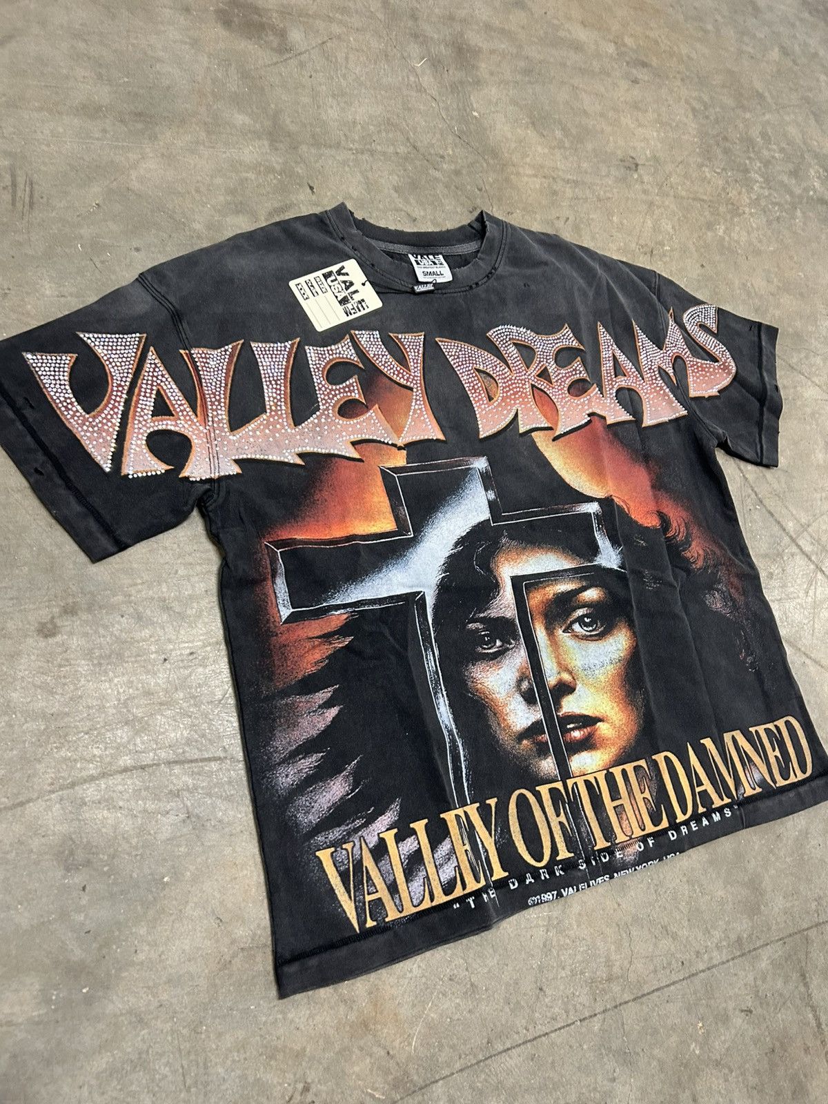 Vale Vale Forever Valley Dreams Valley of the Damned Bling Tee | Grailed