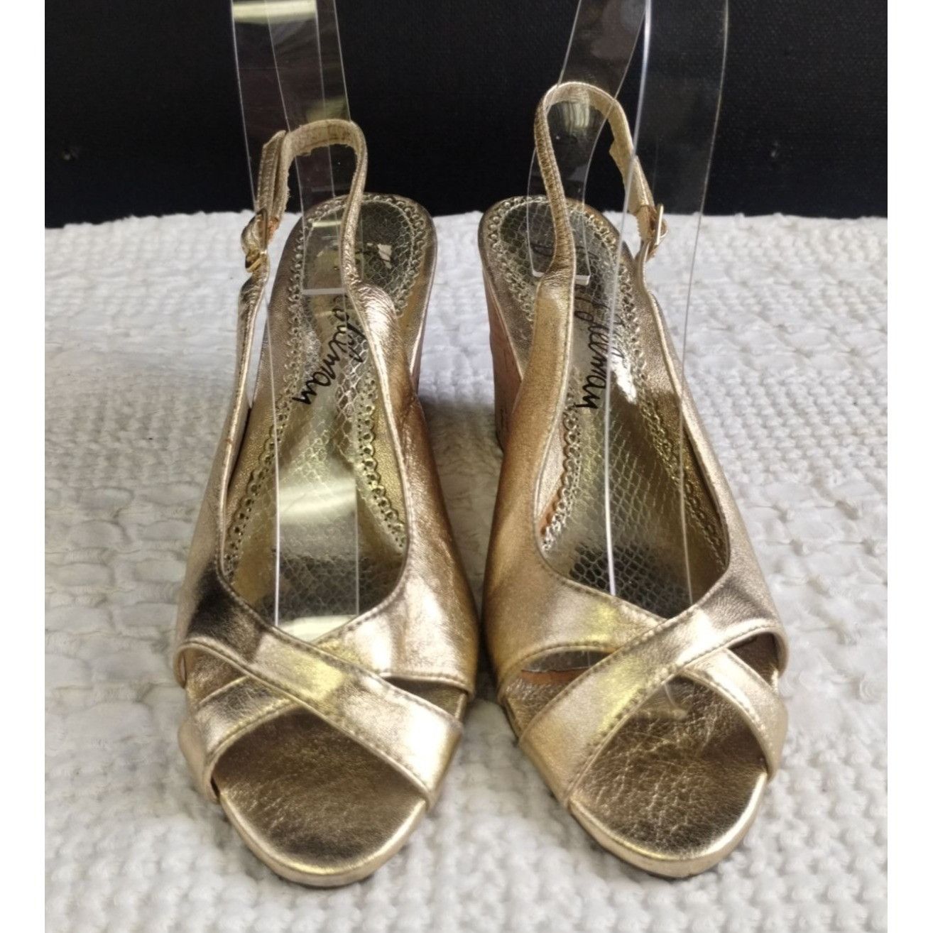 Sam Edelman Sam Edelman Women's Gold Shoes/Heels/3" Heel Size6.5 ...