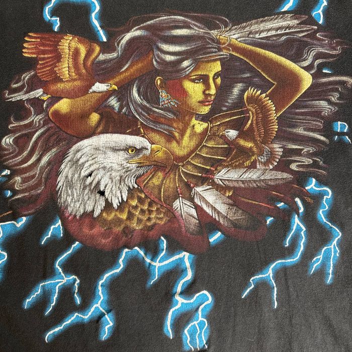 Caribbean Vintage American Thunder Native American Woman Eagle | Grailed