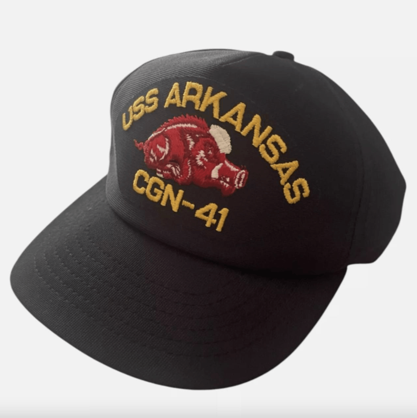 Other Vintage USS Arkansas CGN-41 Naval Ship Cap | Grailed