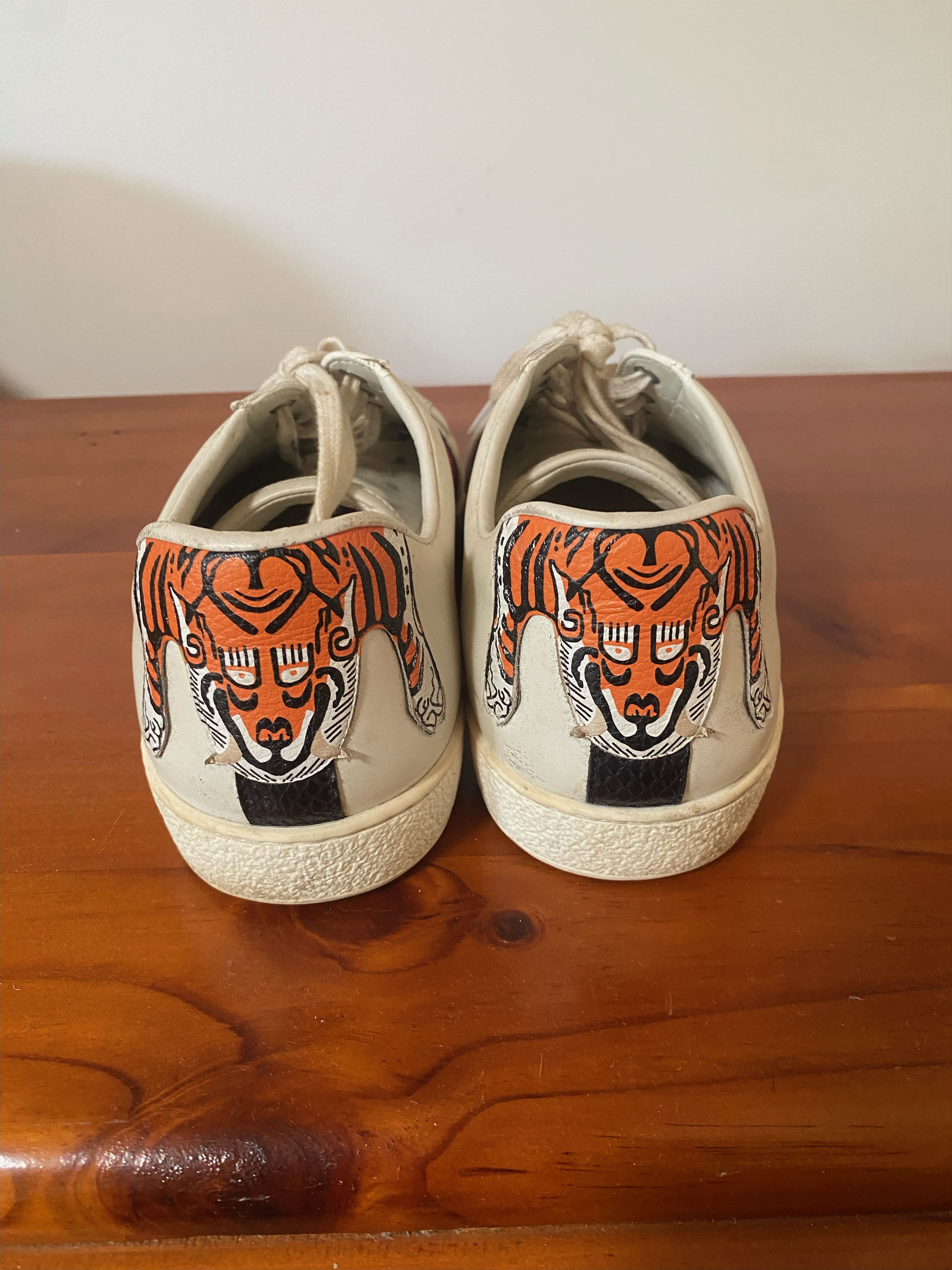 Gucci Limited Edition Men’s Lambskin Gucci Tiger Ace Sneakers | Grailed