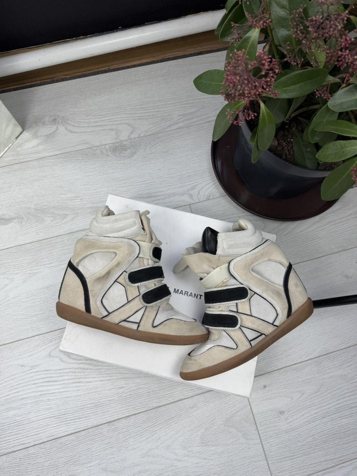 Isabel Marant × Luxury × Vintage ISABEL MARANT BECKETT FUR HIGH ...