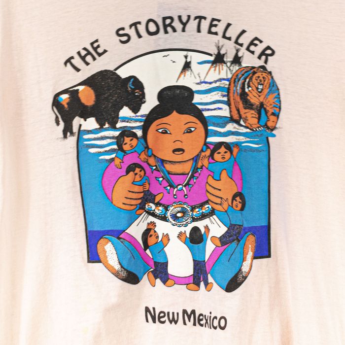 Vintage The Storyteller New Mexico Native American Art T-Shirt | Grailed