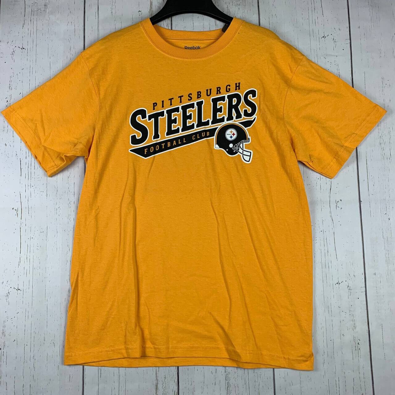 Reebok Pittsburgh Steelers NFL Reebok Large Yellow Tshirt New Men | Grailed