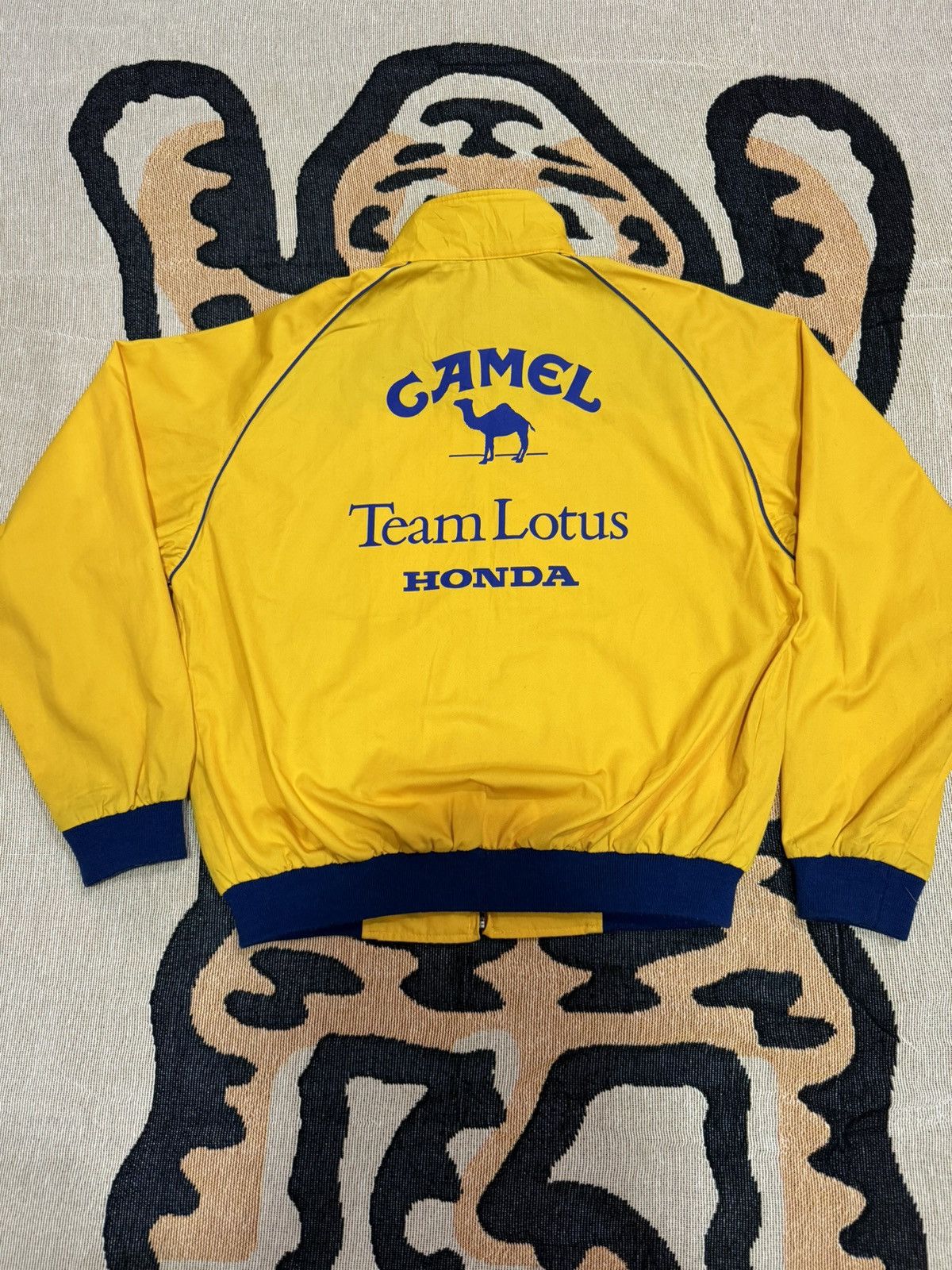 Vintage Rare Vintage Camel Team Lotus Honda F1 Crew Jacket | Grailed