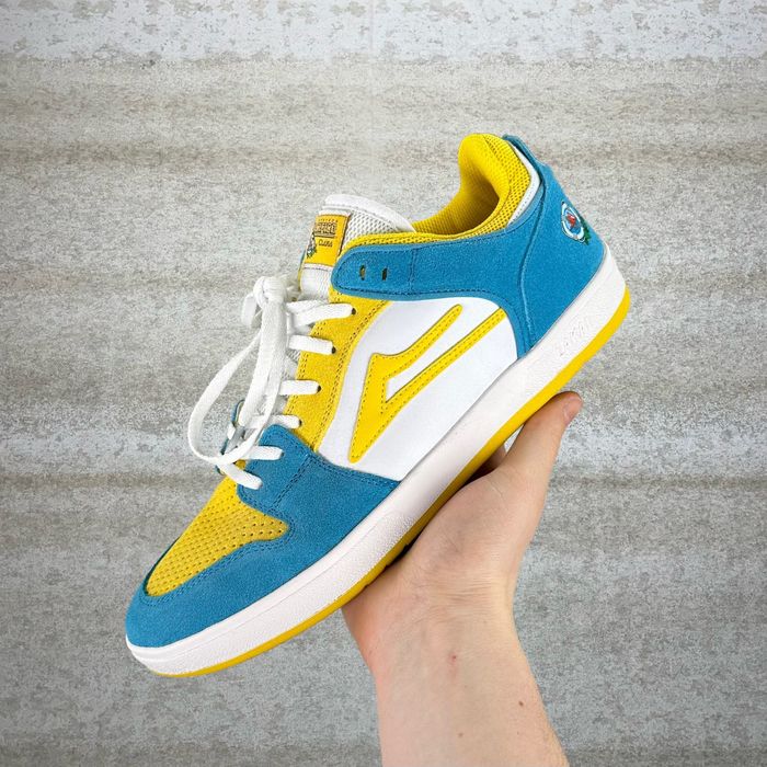 Vintage Pacifico x Lakai Telford Low Skate Shoe Blue Yellow Mens 10 ...