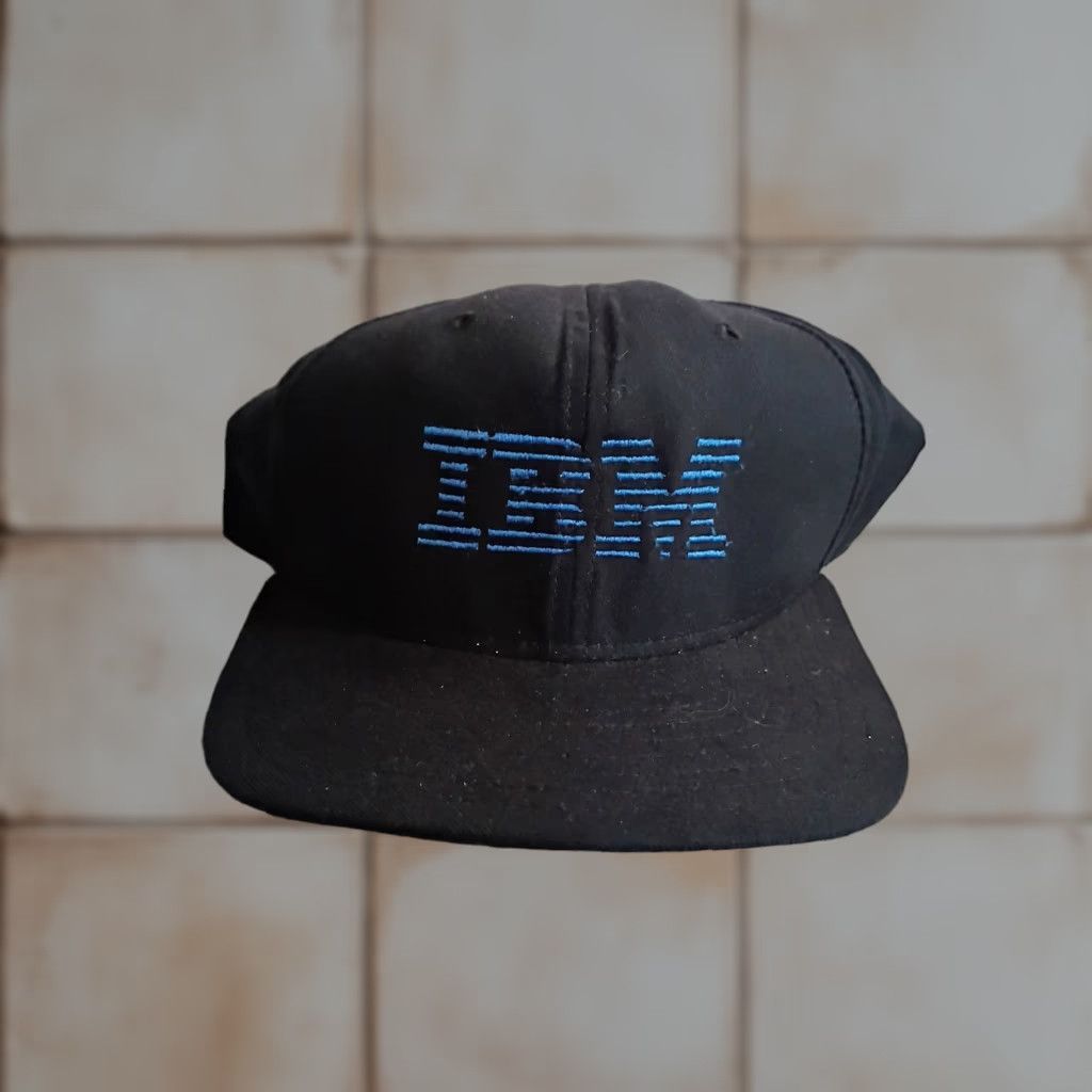 New Era VINTAGE New Era Snapback Hat Cap 90s IBM Computers Men One Size ...