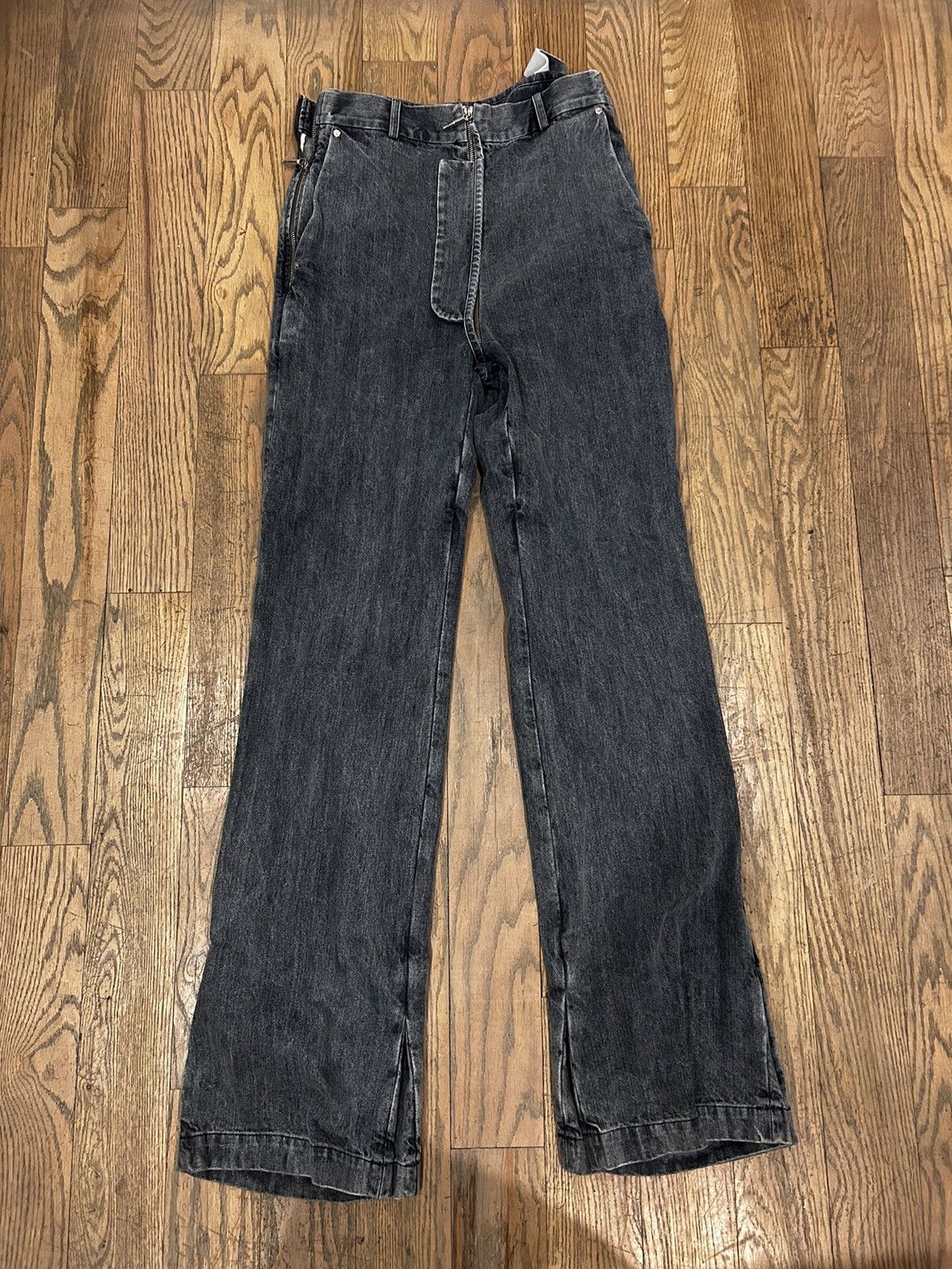 Anonymous Club × Hood By Air Anonymous Club Denim Uniform Pants in Acid ...