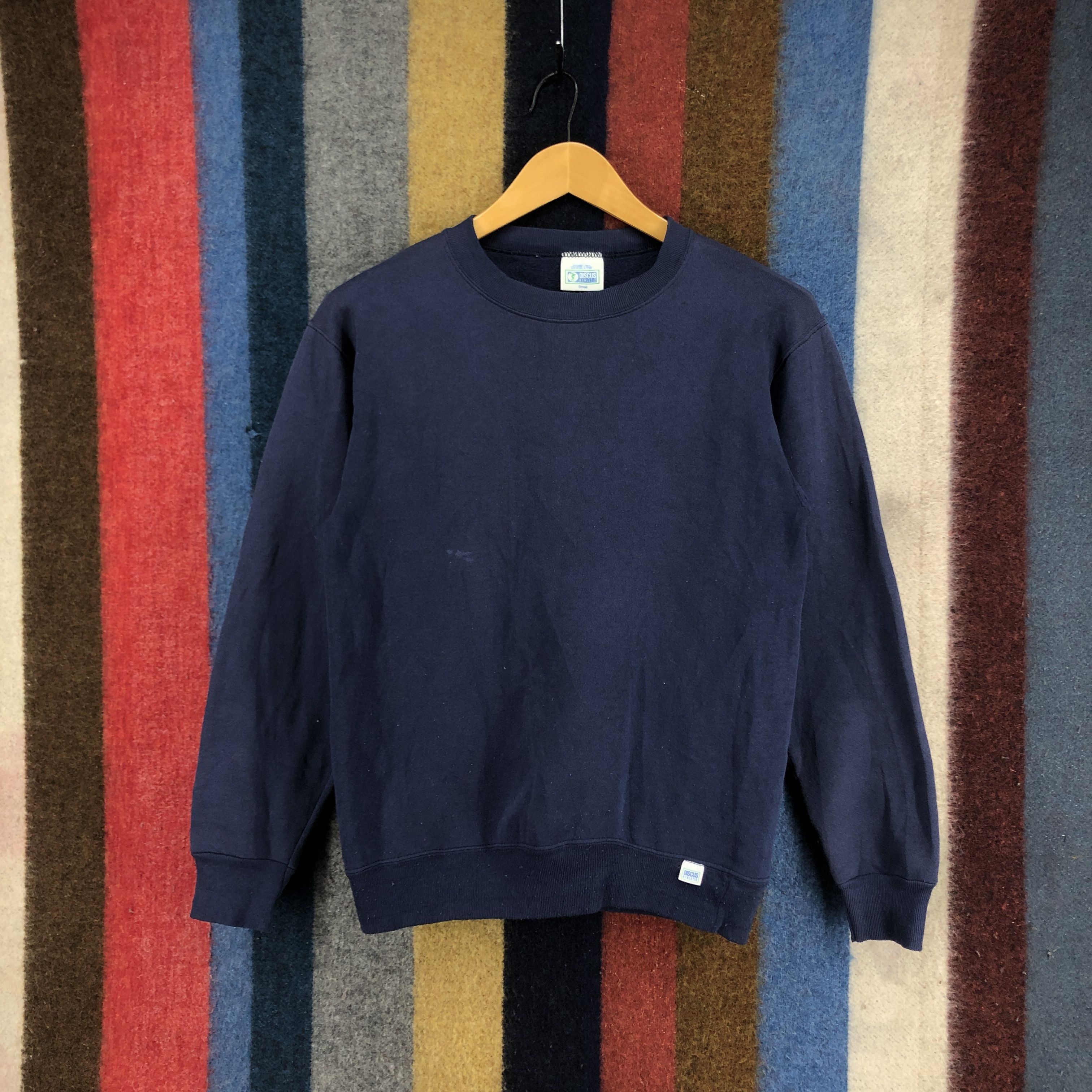 Made In Usa × Tultex × Vintage 90s Vintage DISCUS ATHLETIC Crew Neck ...