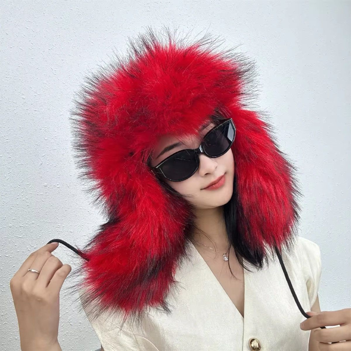 Streetwear Fur Trapper Cap Aviator Trooper Earflap Hat | Grailed