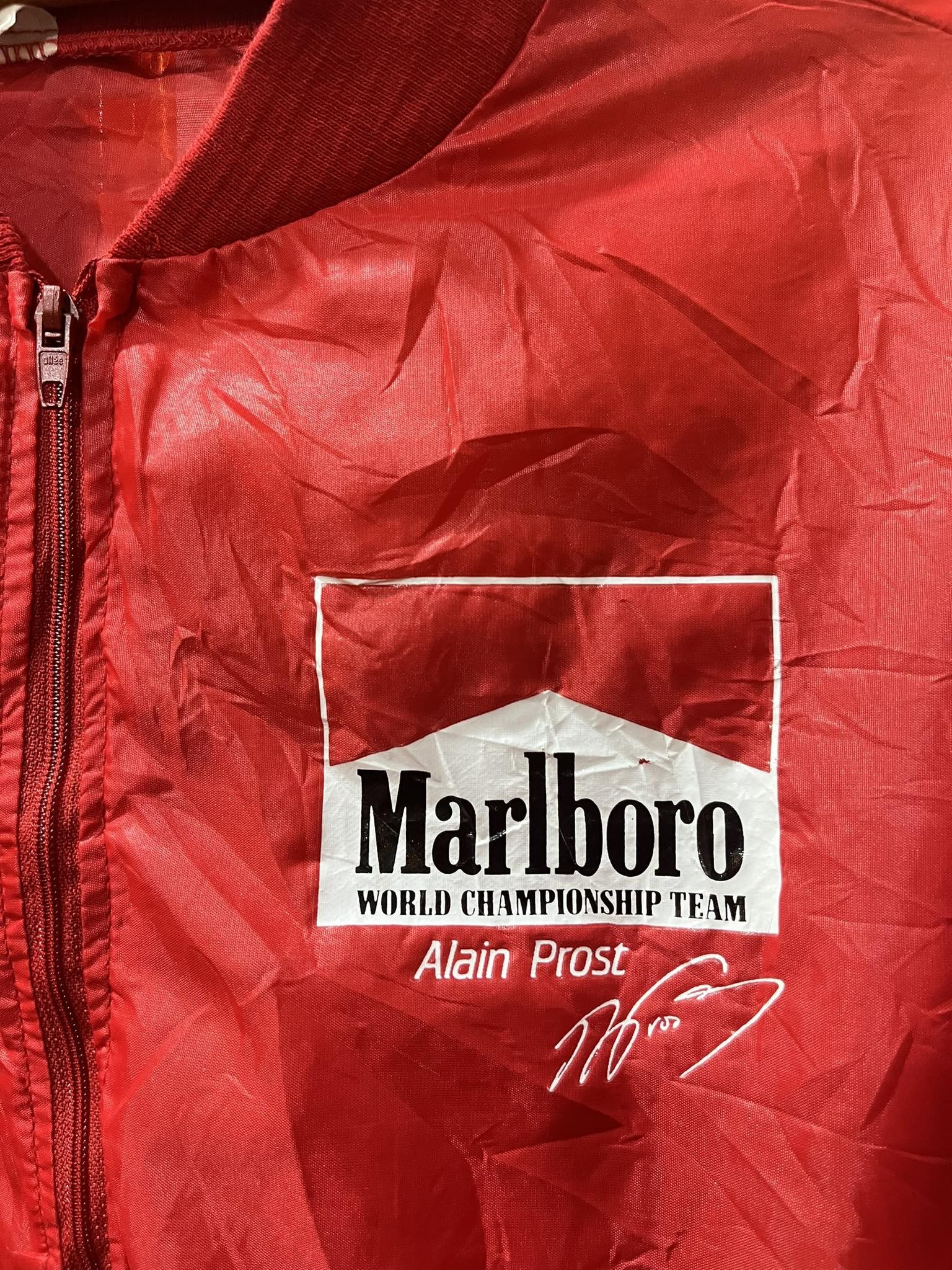 Vintage Marlboro Alain Prost World Championship Team Jacket 90s | Grailed
