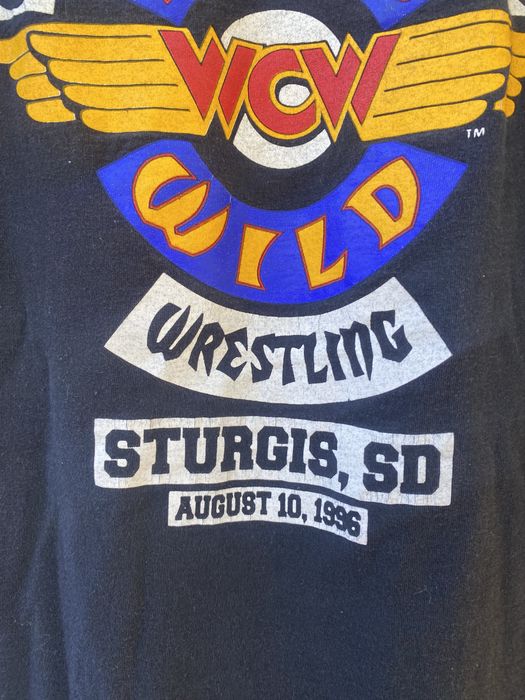 Vintage 1996 WCW World Championship Wrestling Hog Wild T-shirt | Grailed