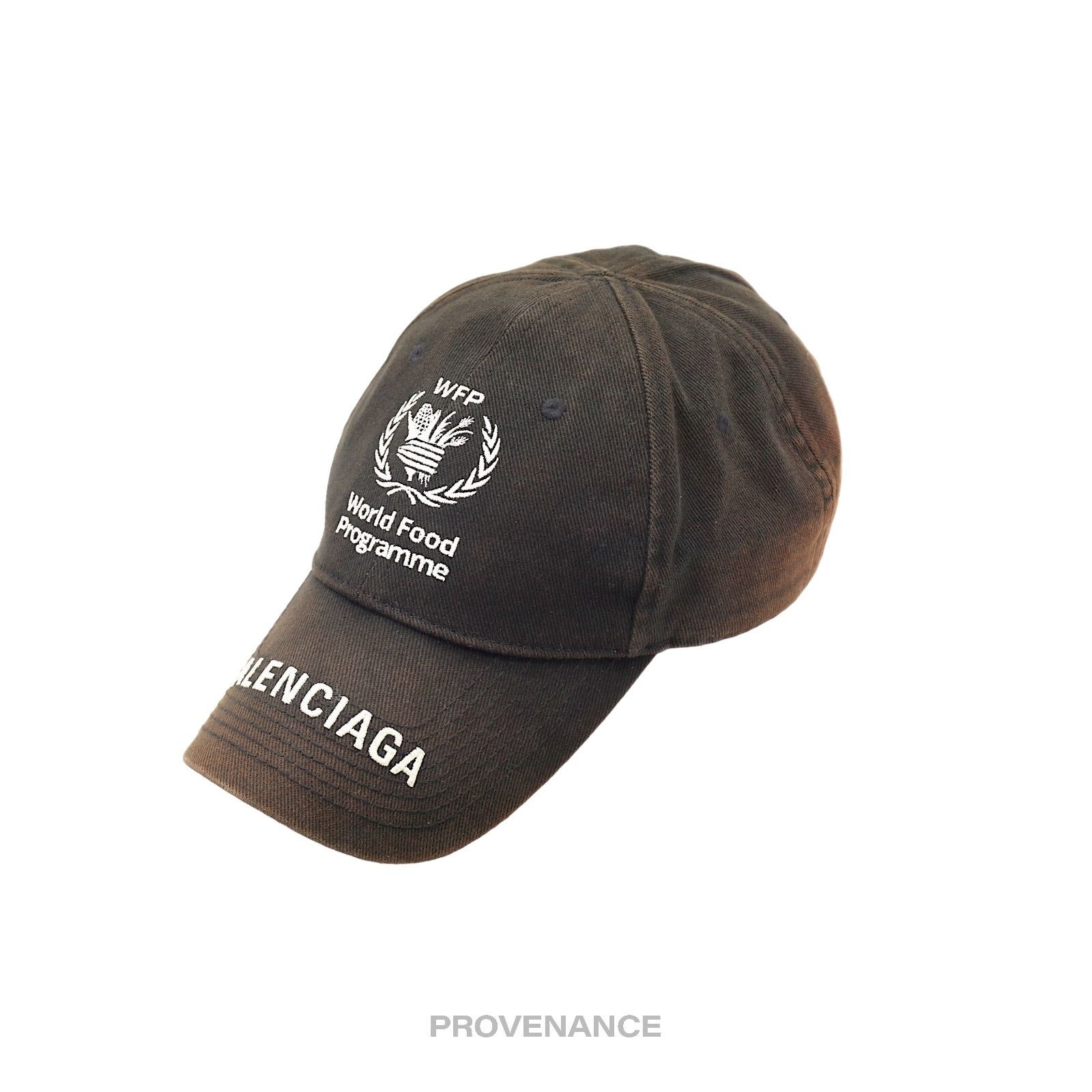 Balenciaga 🔴 Balenciaga WFP World Food Programme Cap - Faded Black ...