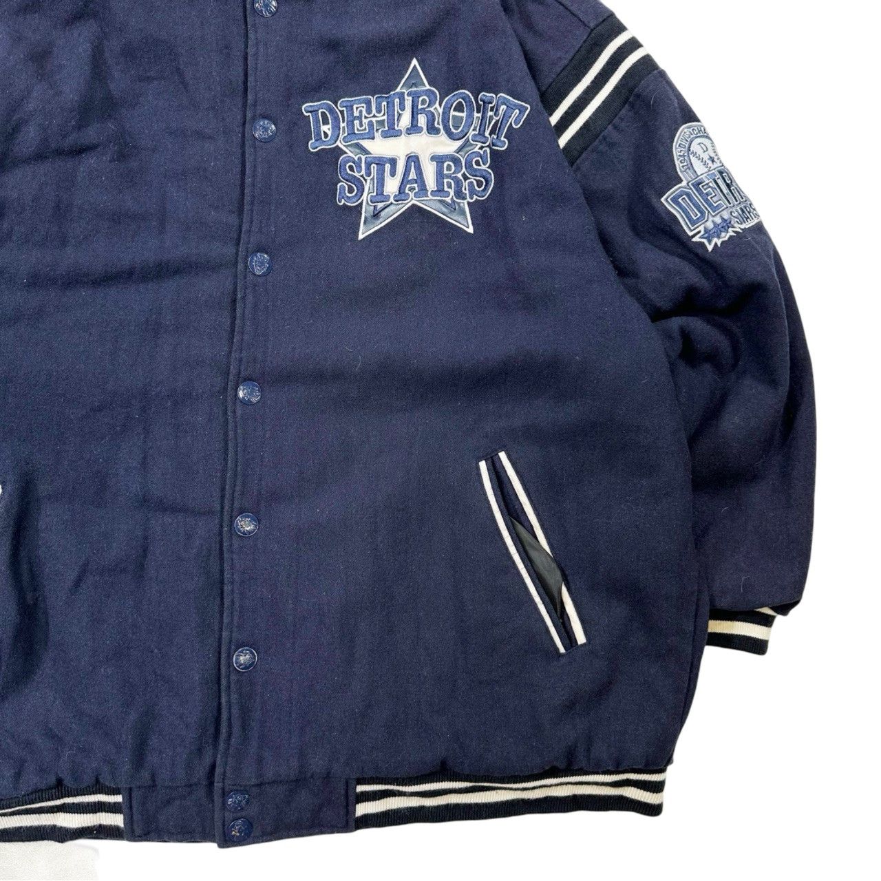 Streetwear × Vintage Vintage Rare Negro League Detroit Stars Varsity ...