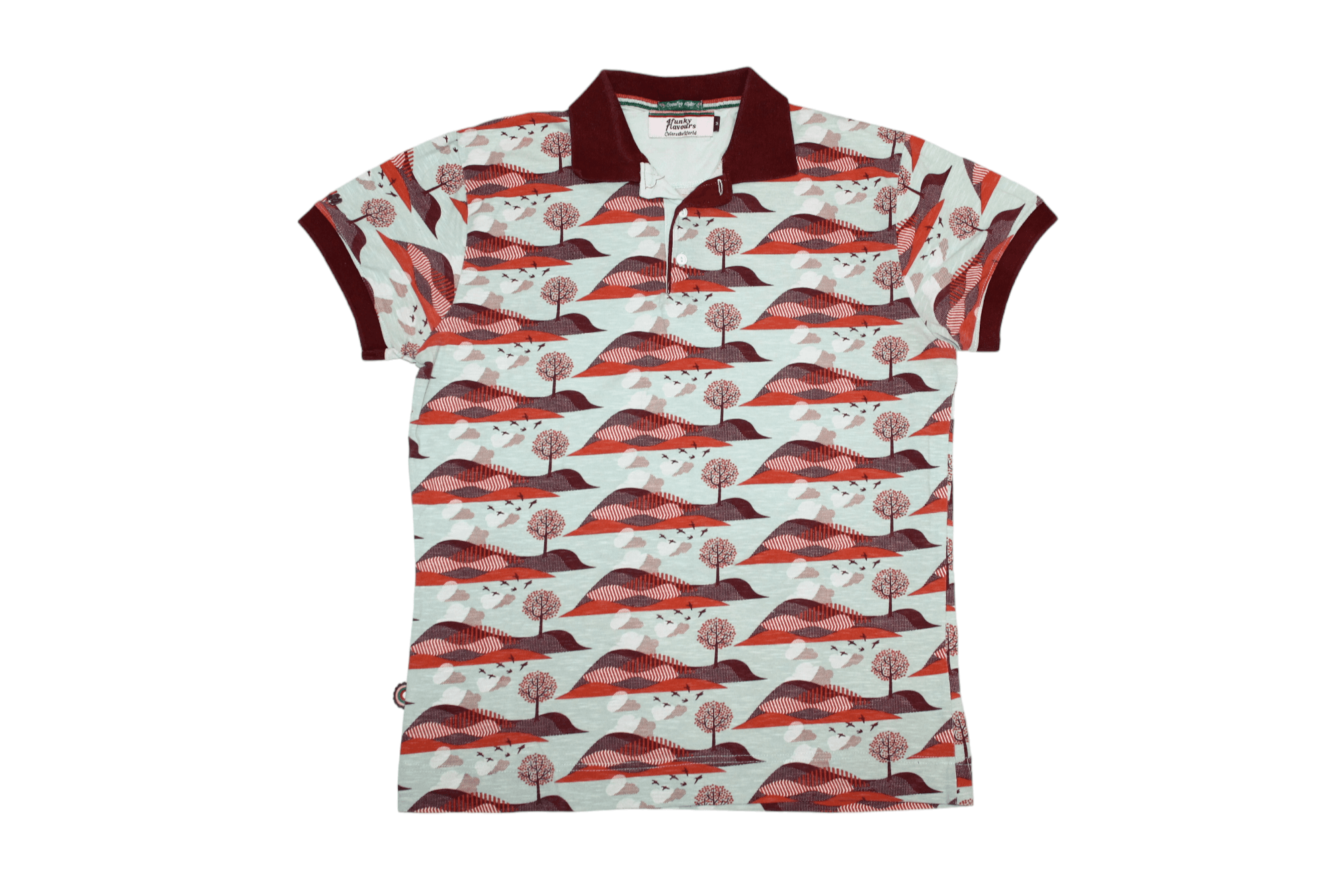 Streetwear 4 Funky Flavours Colors the World Country Style Polo Shirt ...