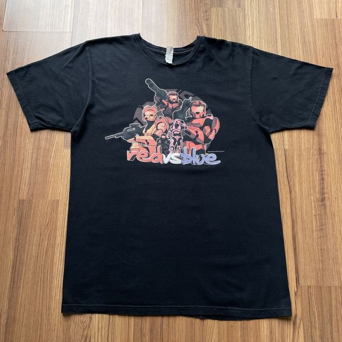 Vintage Halo red vs blue XBOX video game tee gta diablo silent hill ...