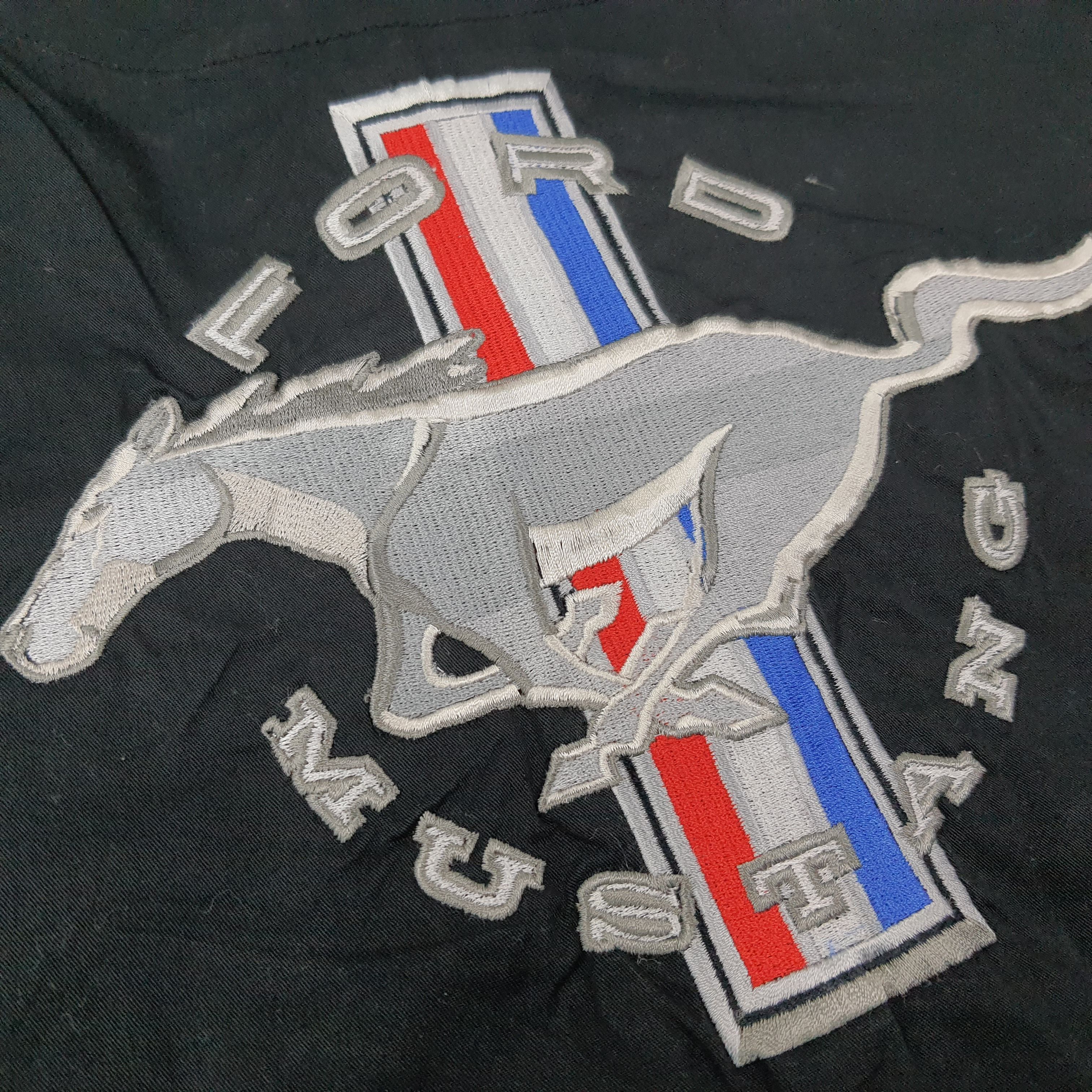Mustang Vintage Ford Mustang Embroidered Logo Workshirt C267N11 | Grailed