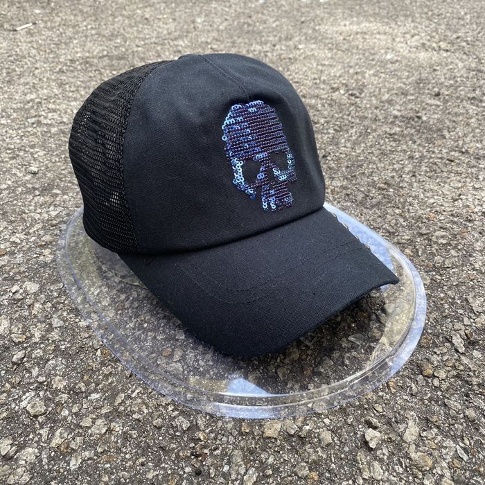 Skulls Skull Trucker Hat by Custom Culture | Grailed