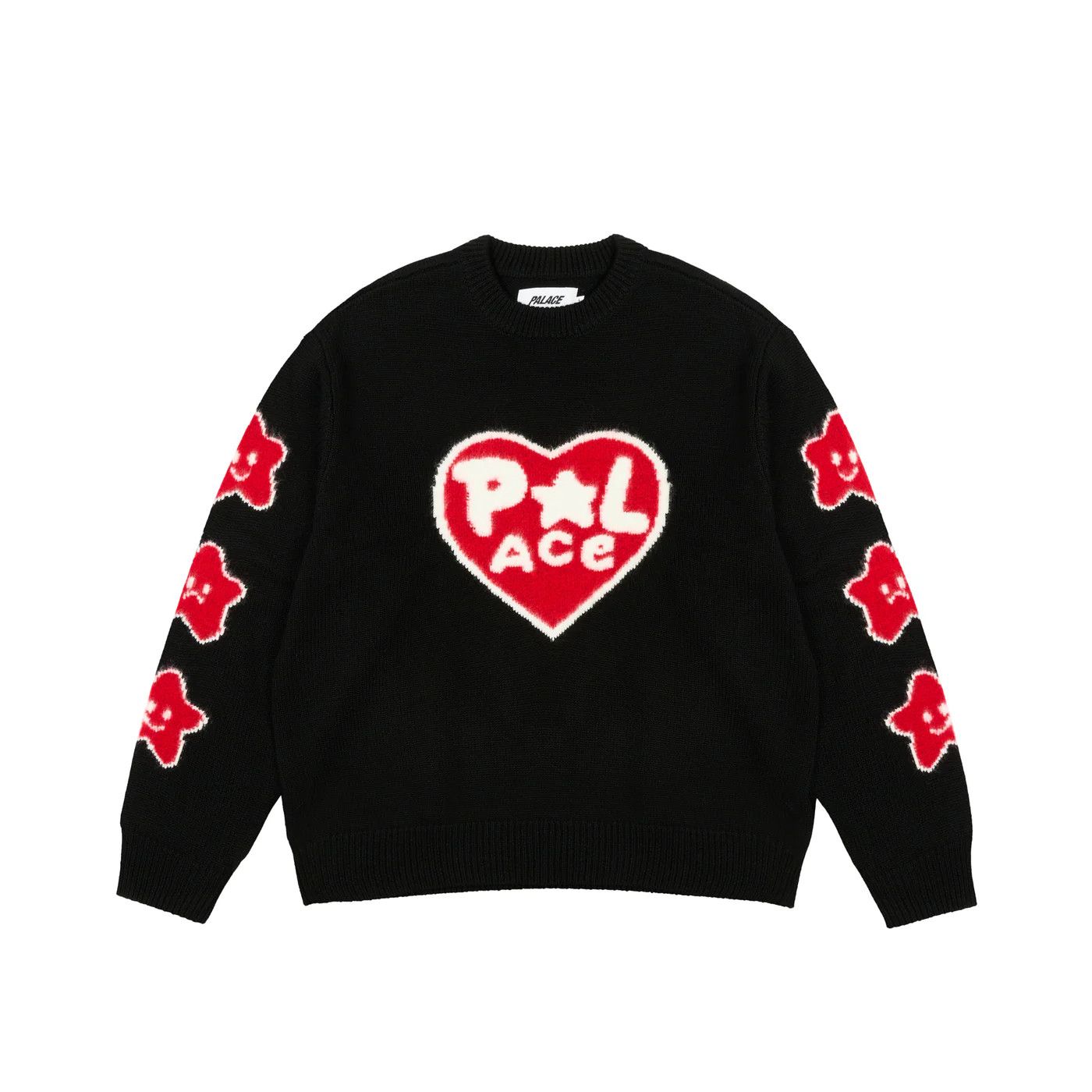 Palace Palace Cosy knit sweater - Black | Grailed