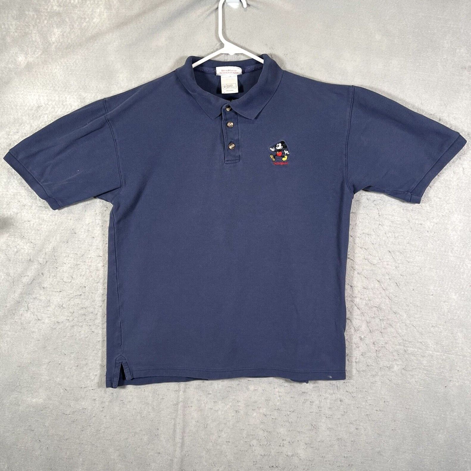 Vintage A1 Vintage Disneyland Mickey Mouse Polo Shirt Adult Medium Blue ...