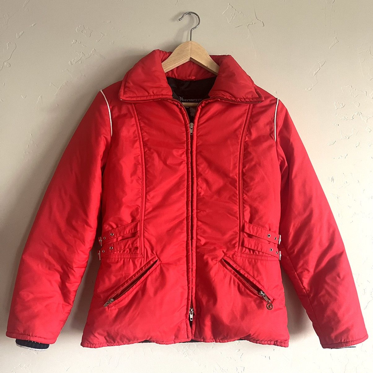 Obermeyer × Ski × Vintage 80s Vintage Women’s Red Obermeyer Down Ski ...