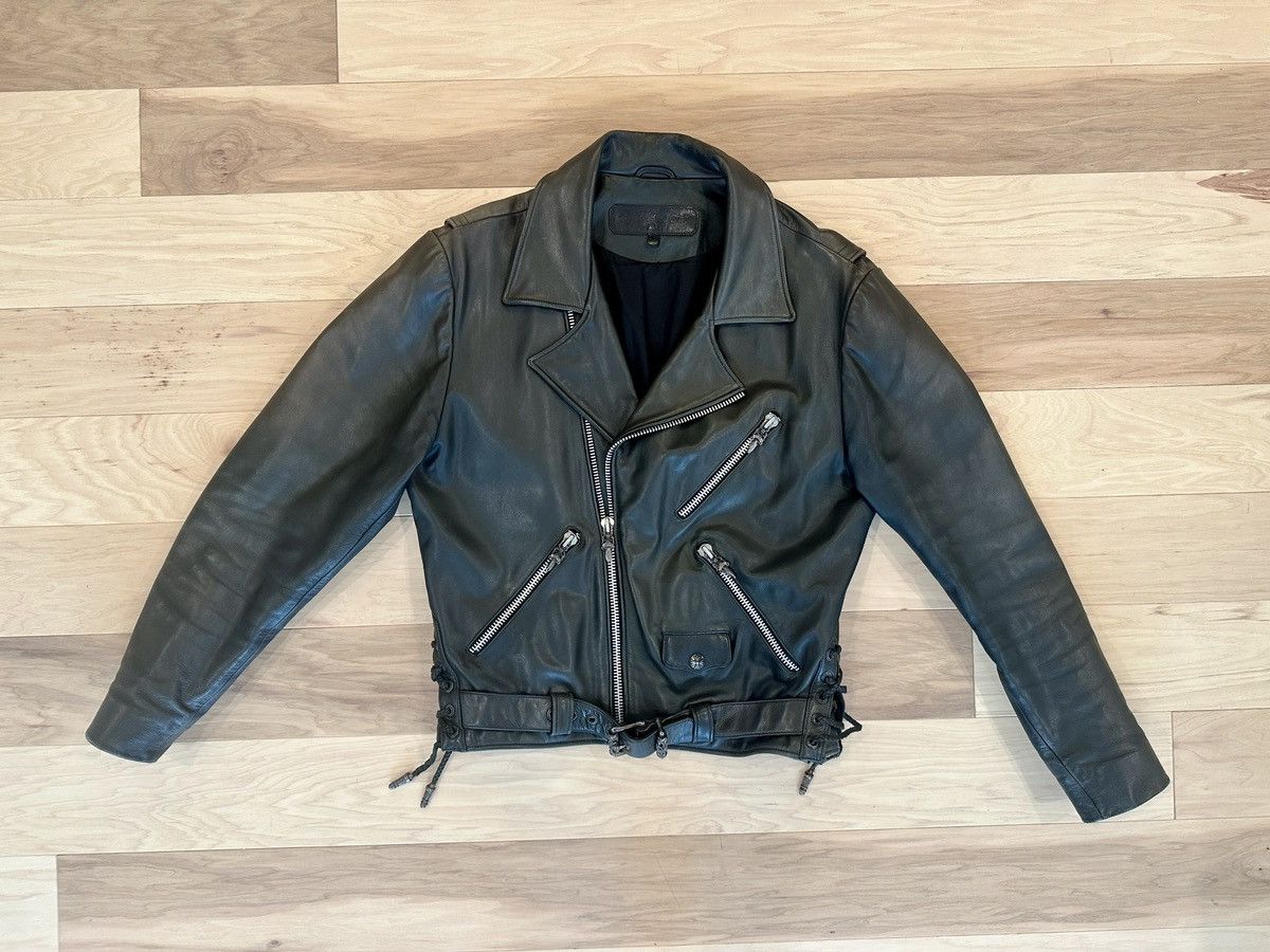 Chrome Hearts Chrome Hearts Leather Riding Jacket | Grailed