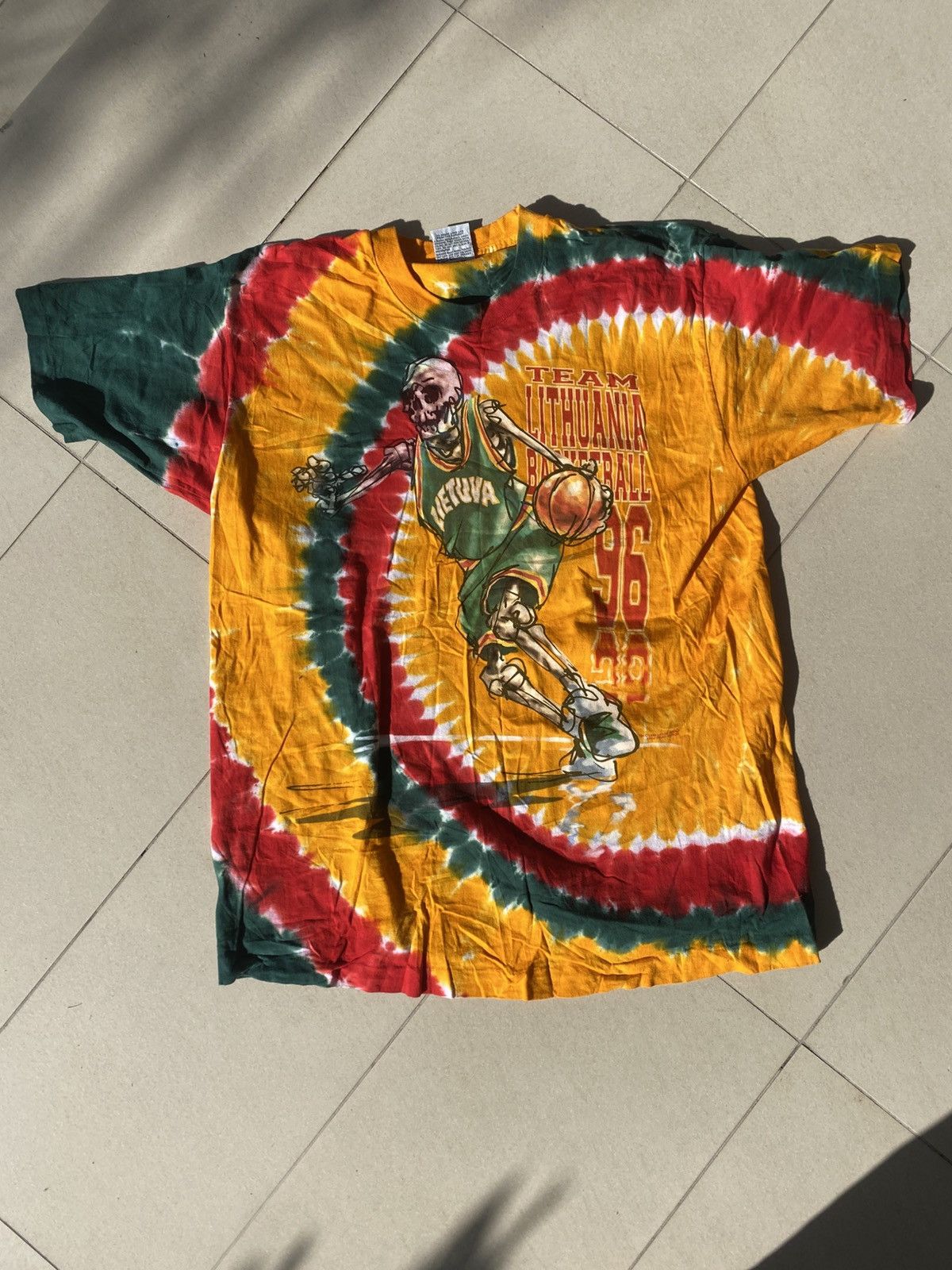 Liquid Blue × Vintage LITHUANIA 1996 BASKETBALL SHIRT. | Grailed