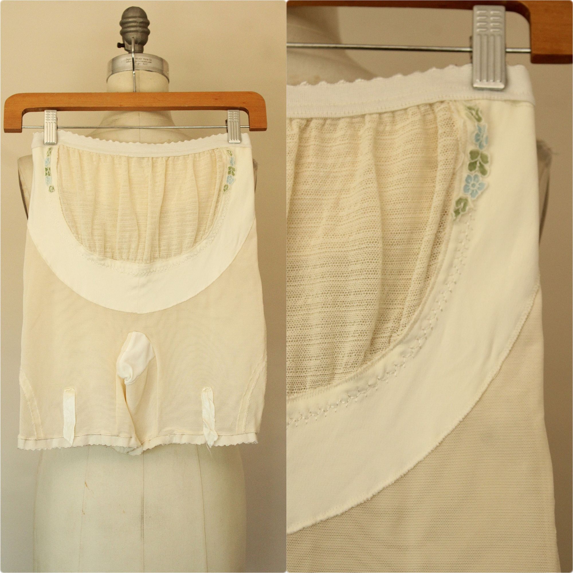 Vintage Vintage 1950s Maternity Panty Girdle, Nu Lift Ivory High Wai ...